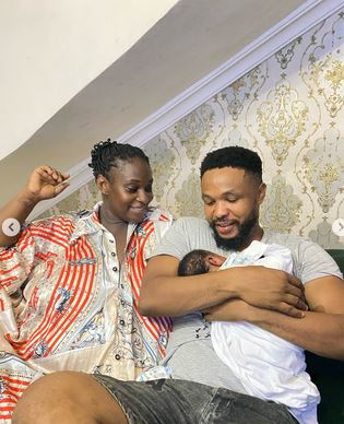Nigerian Actor, David Nnaji And Wife Welcome Baby Boy (Photos)